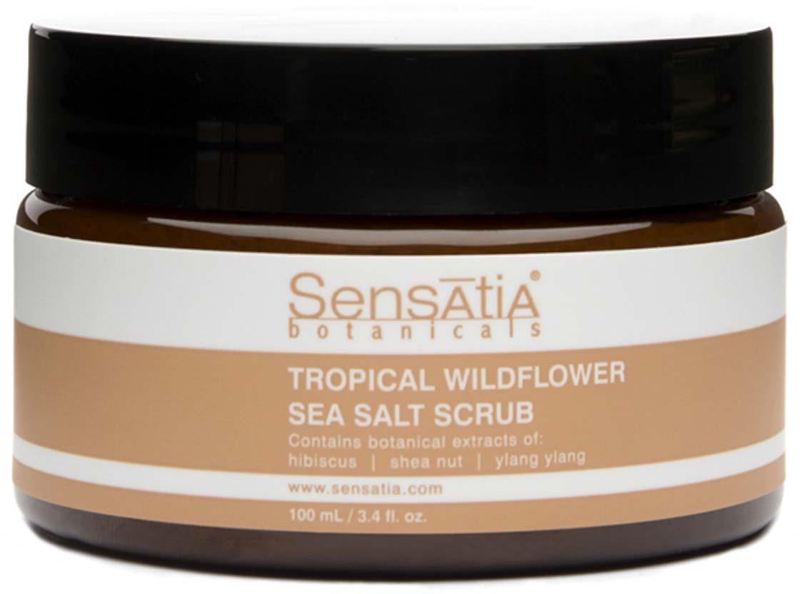 Sensatia Botanicals Tropical Wildflower Sea Salt Scrub 100 ml | lyko.com