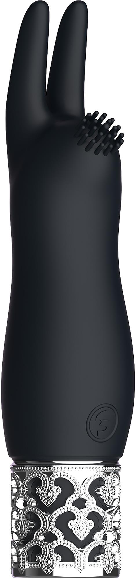 Shots Royal Gems Elegance Rechargeable Silicone Bullet Black | lyko.com