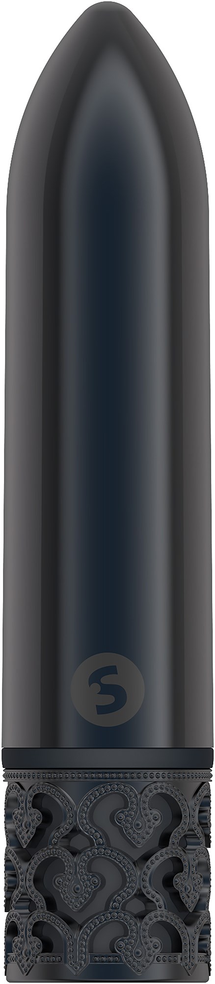 Shots Royal Gems Glamour Rechargeable ABS Bullet Gunmetal | lyko.com