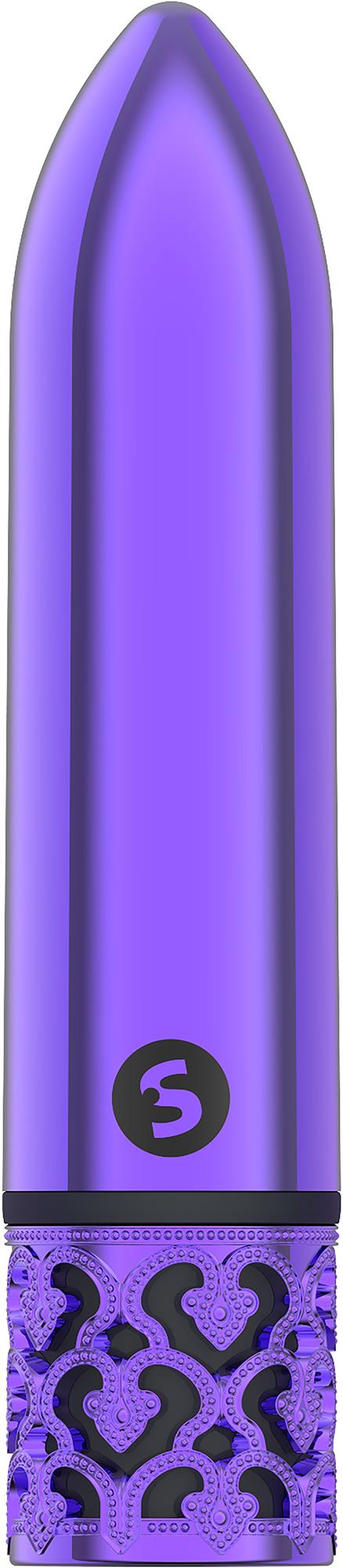 Shots Royal Gems Glamour Rechargeable Abs Bullet Purple