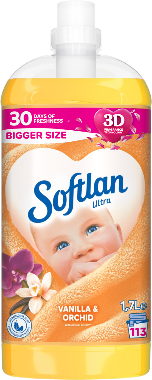 Softlan Sköljmedel Vanilla and Orchid 1700 ml | lyko.com