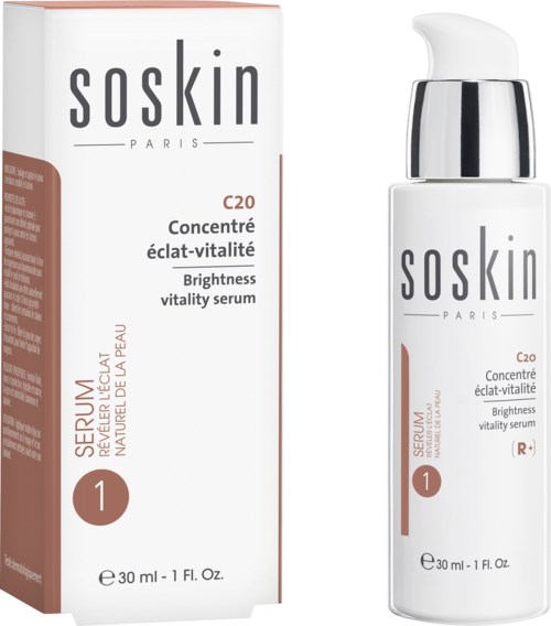 SOSkin Restorative Hydraglow C20 Brightness Vitality Serum 30 ml | lyko.com