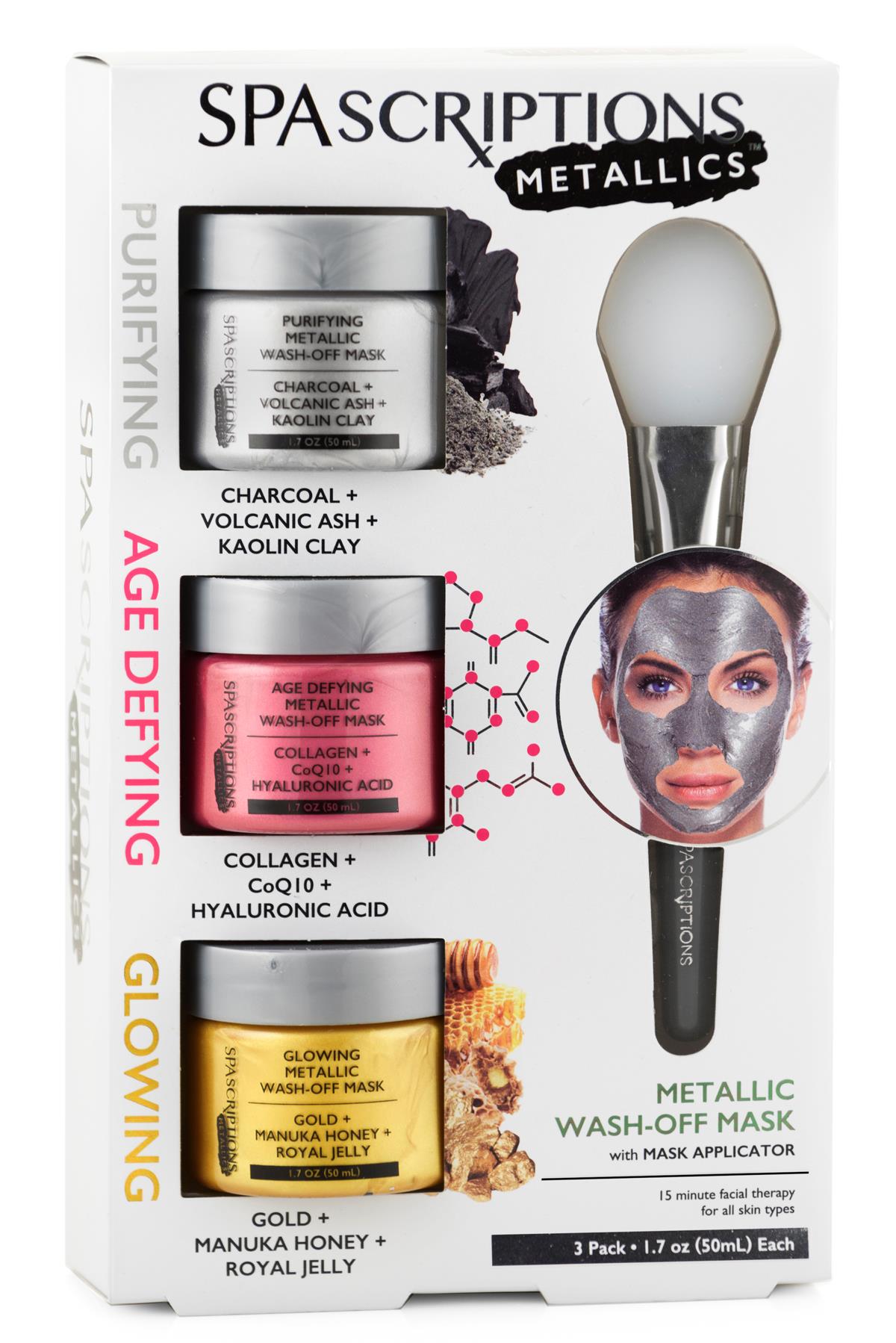 SpaScriptions Metallics- Purifying, Age Defying, Glowing Metallic Wash ...