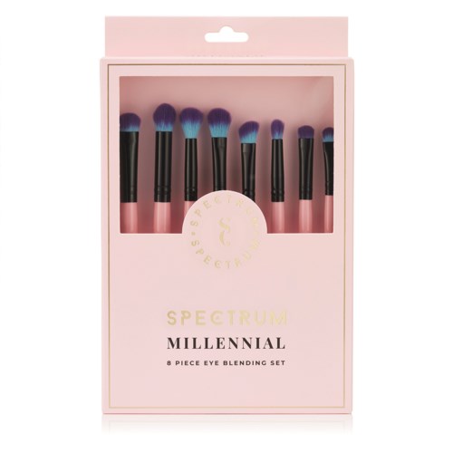 Spectrum 8 Piece Pink Essential Eye Brush Set | lyko.com