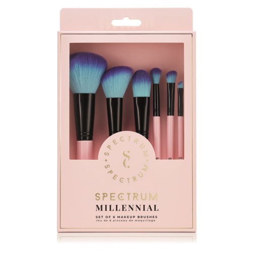 Spectrum Millennial 6 Piece Core Travel Brush Set | lyko.com