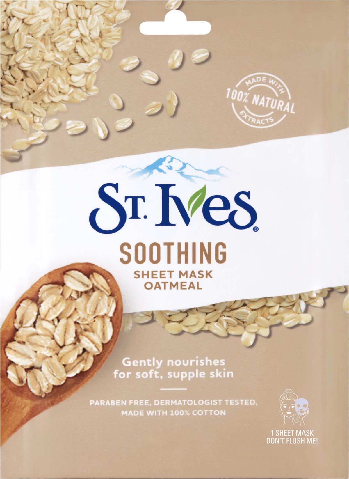 St Ives Sheet Mask Oatmeal 23 ml | lyko.com
