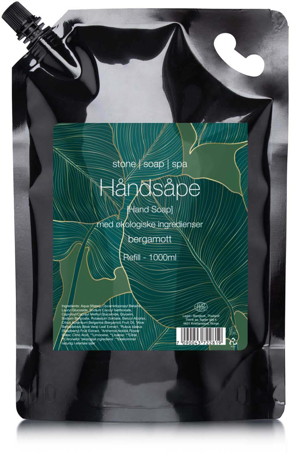 Stone Soap Spa Hand Soap Refill Bergamot 1000 ml | lyko.com