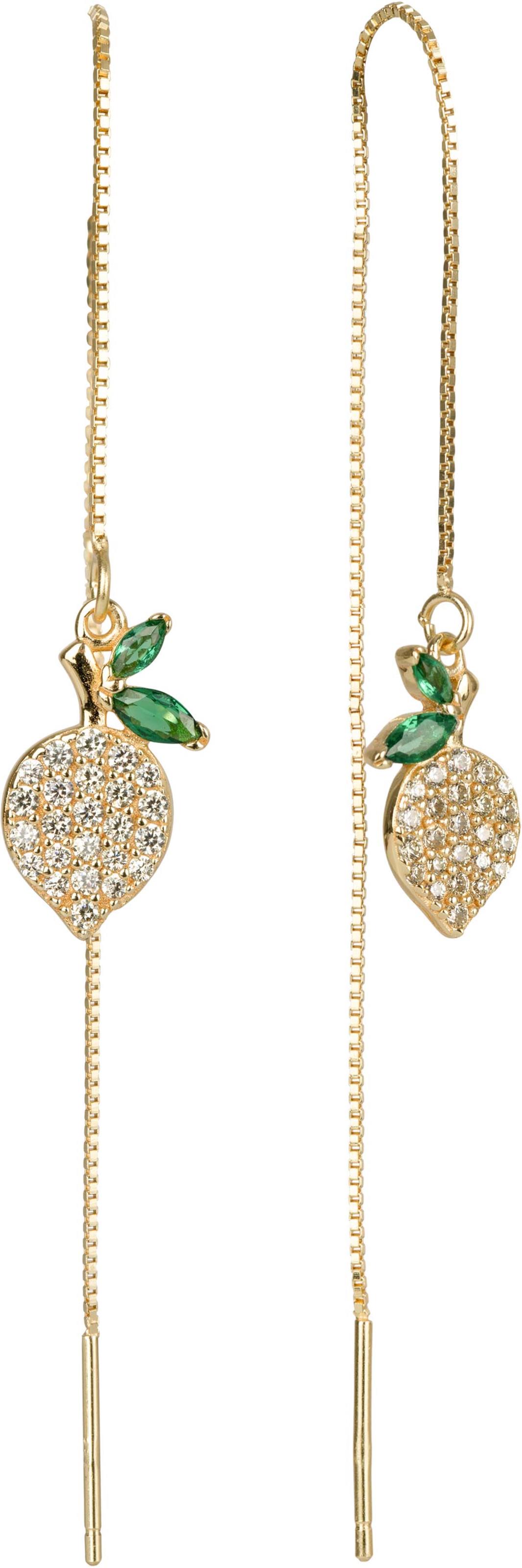 SUI AVA Juicy Fruit Chain Earrings Lemon | lyko.com