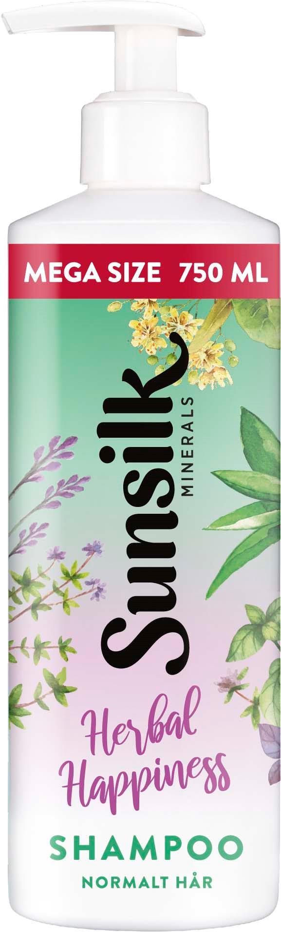 Sunsilk Minerals Herbal Happiness Shampoo 750 ml | lyko.com