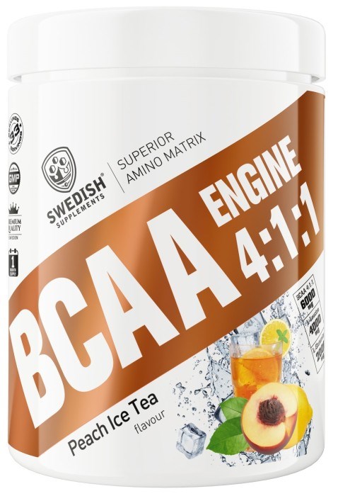 Swedish Supplements Bcaa Engine - Peach Ice tea 400 g | lyko.com