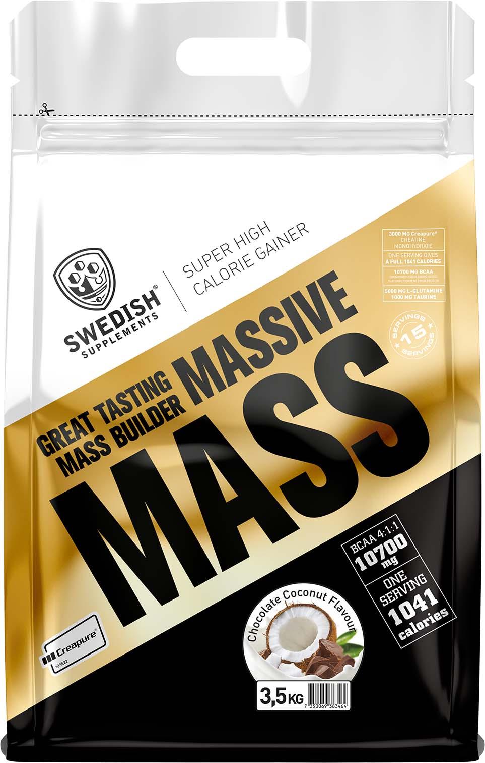 Swedish Supplements Massive Mass 3,5kg - Chocolate coconut 3500 g ... Swedish Supplements Massive Mass 3,5kg - Chocolate coconut 3500 g ...