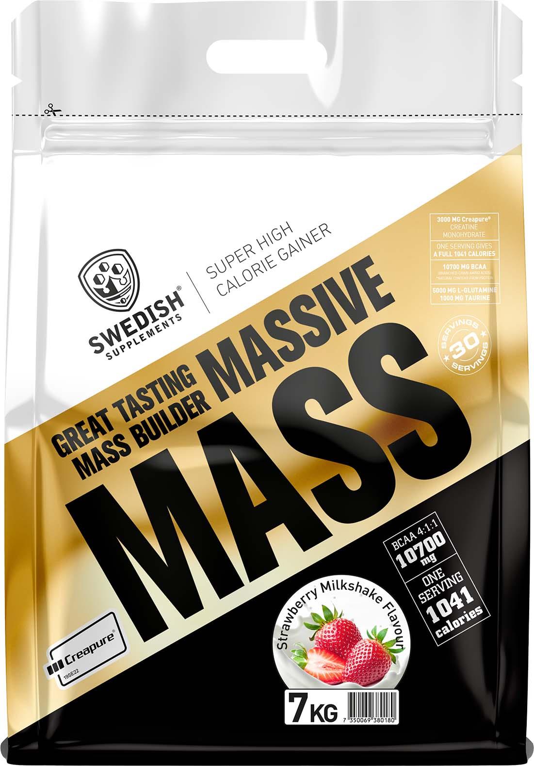 Swedish Supplements Massive Mass 7kg - Wild strawberry 7000 g | lyko.com