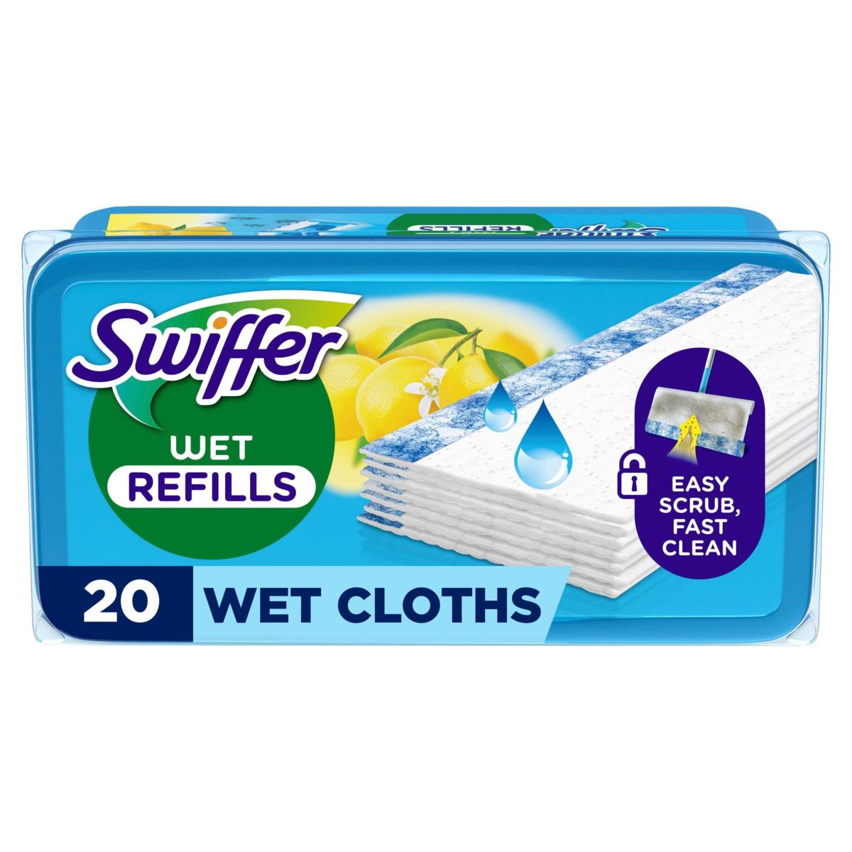 Swiffer Sweeper Floor Wet Wipes With Lemon Scent 20 St. | lyko.com