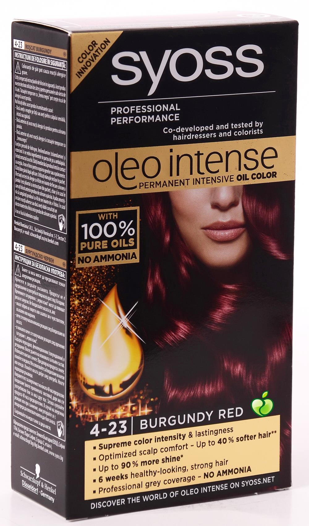 SYOSS Oleo Intense Color 4-23 Burgundy Red | lyko.com