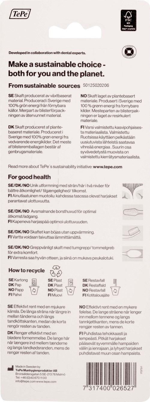 TePe Supreme Compact Soft 3 pack | lyko.com