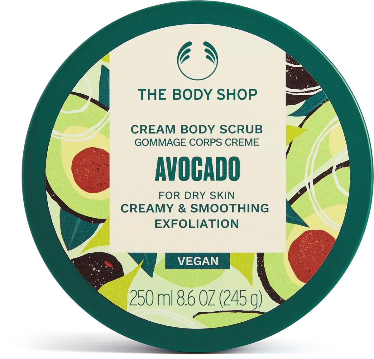 The Body Shop Avocado Body Scrub 250 ml | lyko.com