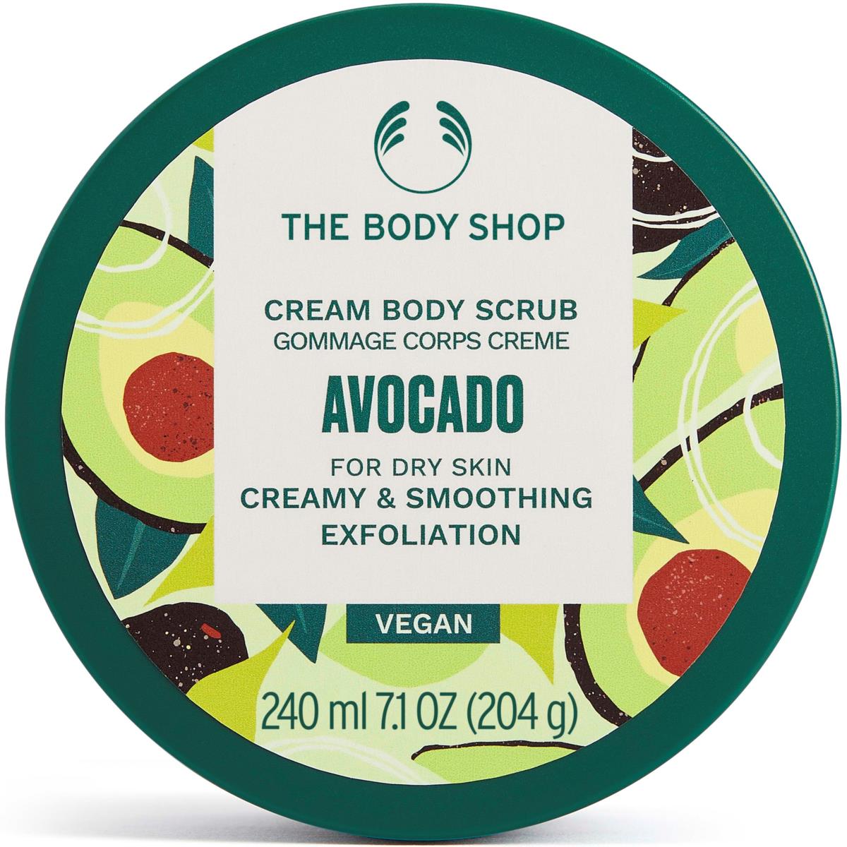 The Body Shop Avocado Body Scrub 240 ml | lyko.com