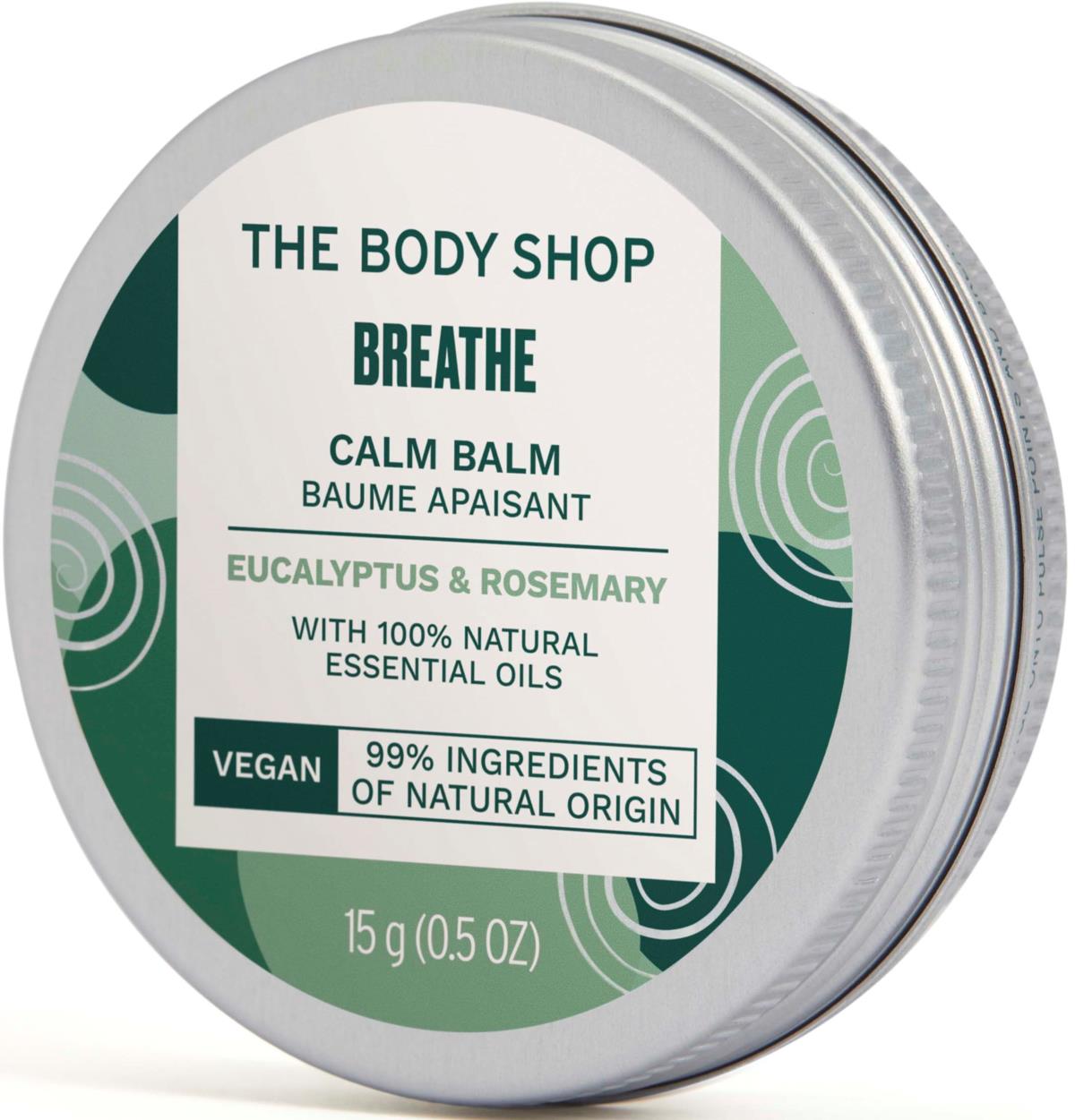 The Body Shop Eucalyptus & Rosemary Wellness Breathe Calm Balm 15 g ...