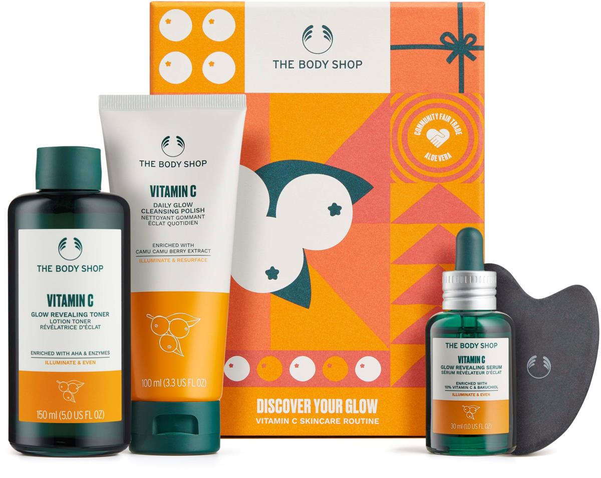 The Body Shop Vitamin C Discover Your Glow Vitamin C Skincare Routine ...