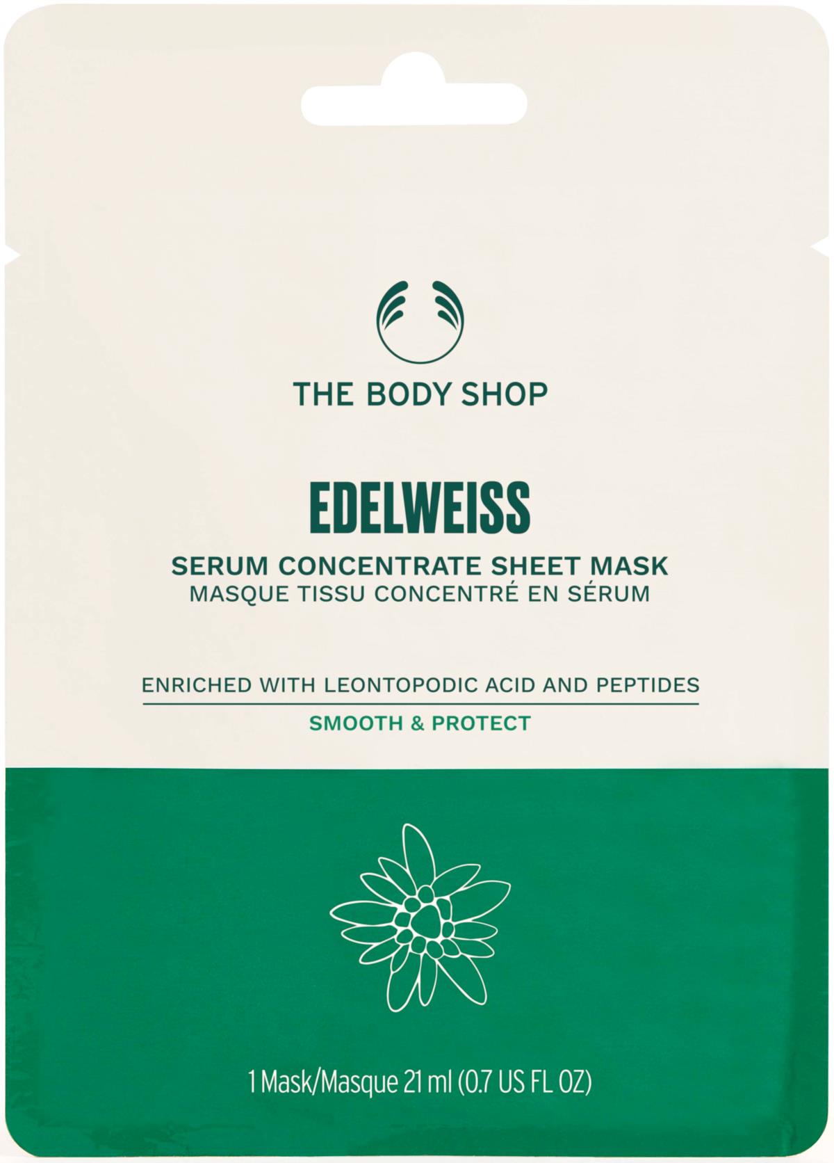 The Body Shop Edelweiss Sheet Mask 21 ml | lyko.com