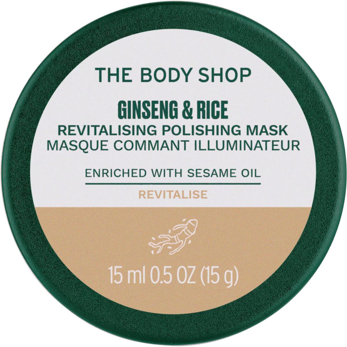The Body Shop Ginseng & Rice Revitalising Polishing Mask 15 ml | lyko.com