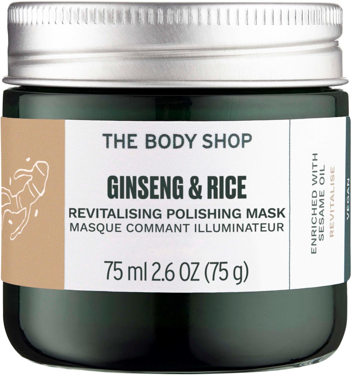 The Body Shop Ginseng & Rice Revitalising Polishing Mask 75 ml | lyko.com