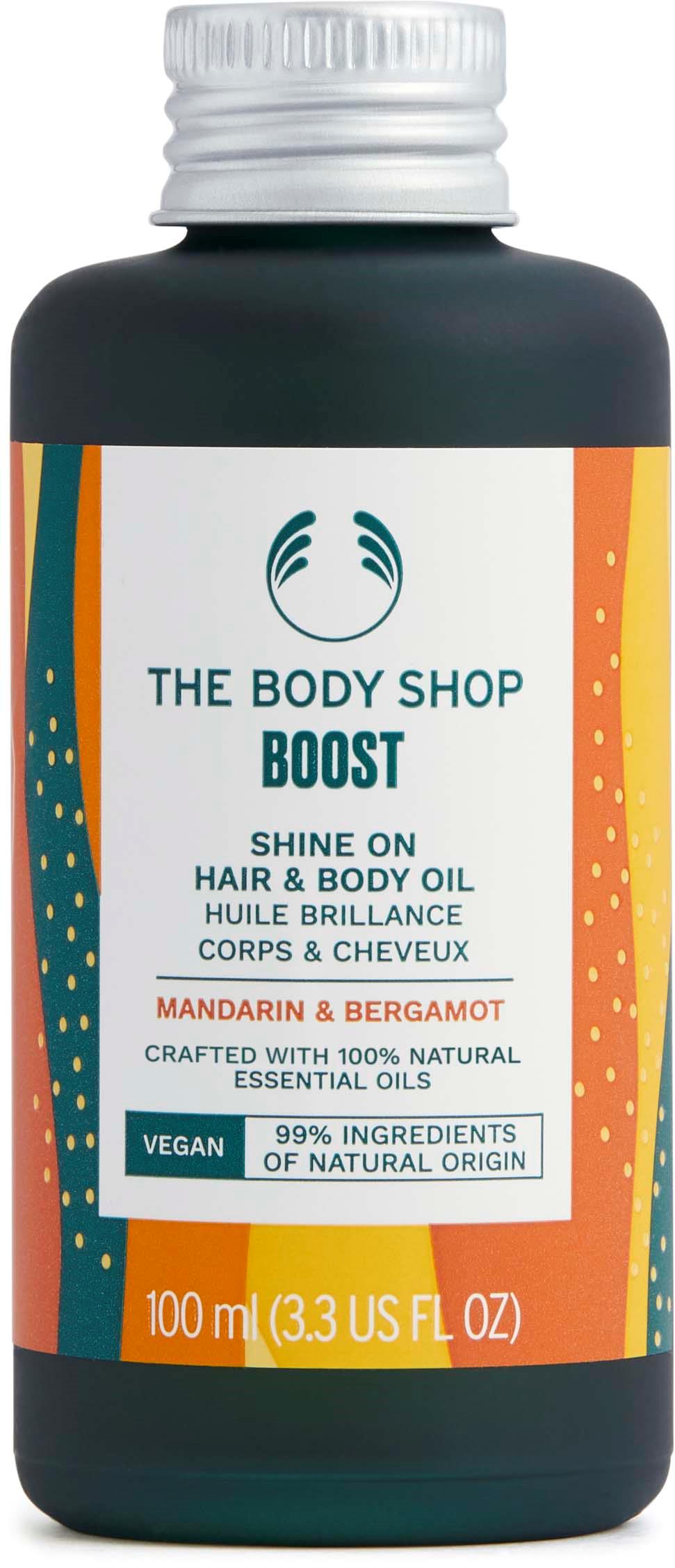 The Body Shop Mandarin & Bergamot Wellness Boost Shine On Hair & Body Oil 100 ml | lyko.com