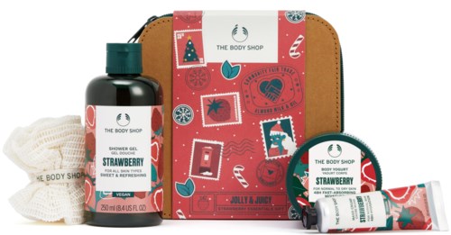 The Body Shop Strawberry Jolly & Juicy Strawberry Essentials Gift ...