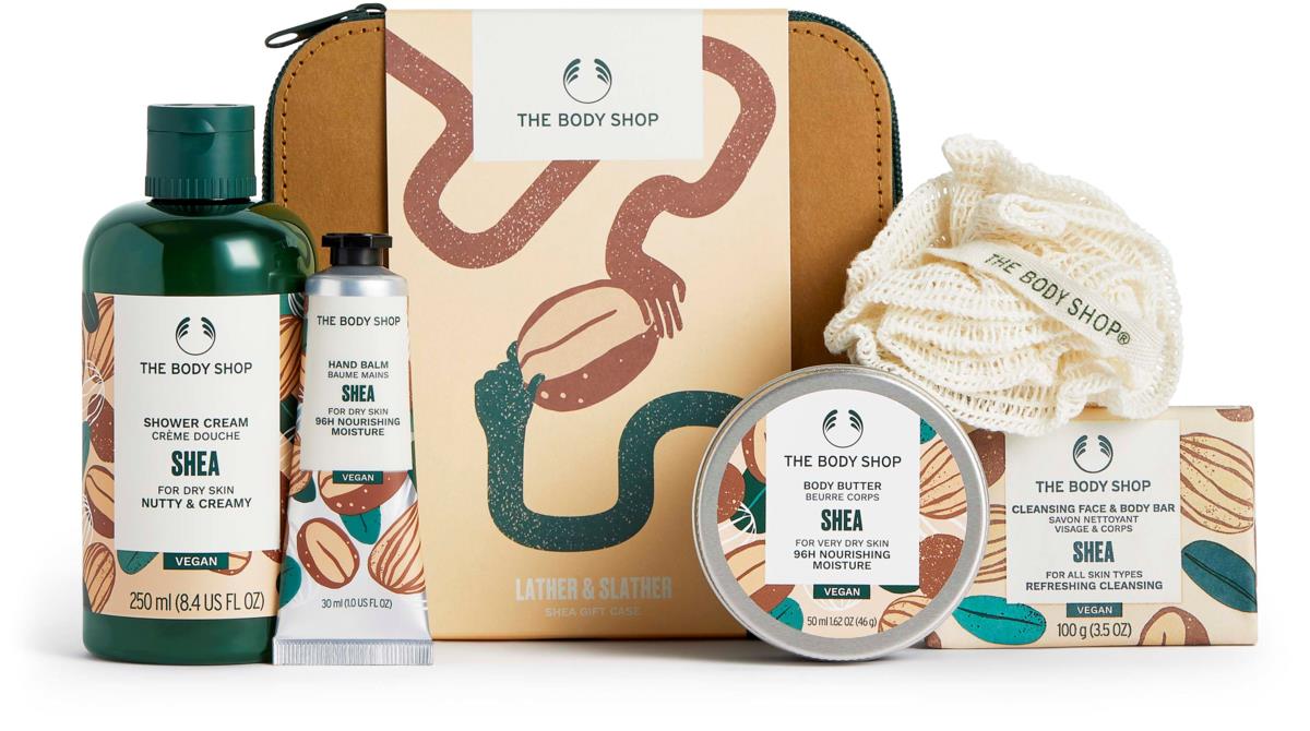 The Body Shop Shea Lather & Slather Shea Gift Case | lyko.com