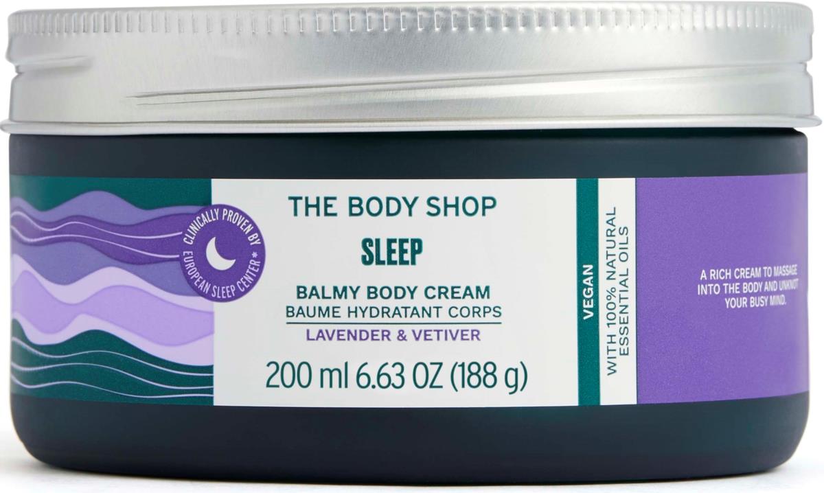 The Body Shop Lavender & Vetiver Wellness Sleep Balmy Body Cream 200 ml ...