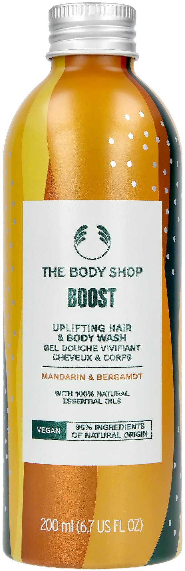The Body Shop Mandarin & Bergamot Wellness Boost Uplifting Hair & Body ...