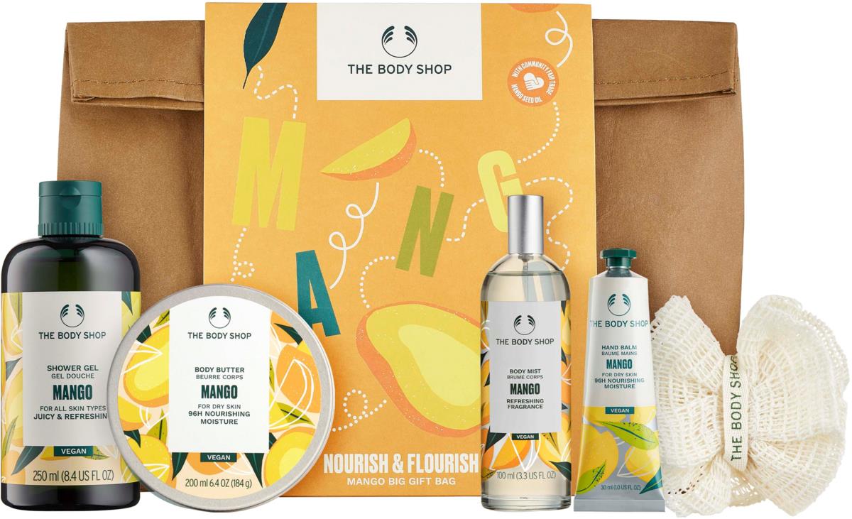 The Body Shop Mango Nourish & Flourish Mango Big Gift Bag | lyko.com