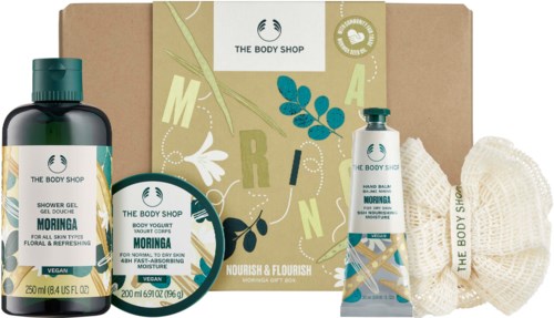 The Body Shop Moringa Nourish & Flourish Moringa Gift Box | lyko.com