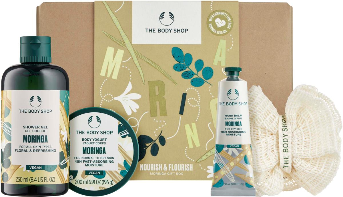 The Body Shop Moringa Nourish & Flourish Moringa Gift Box | lyko.com