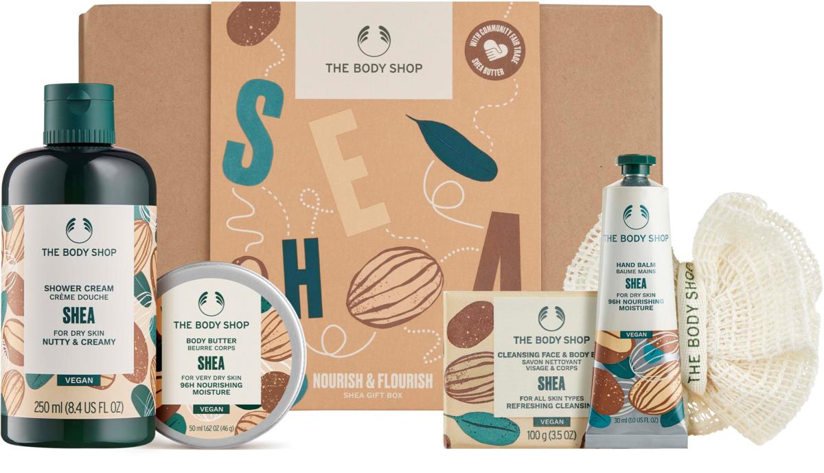 The Body Shop Shea Nourish & Flourish Shea Gift Box | lyko.com