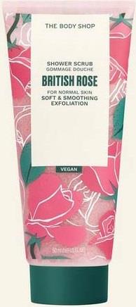 The Body Shop British Rose Shower Scrub 50 ml | lyko.com