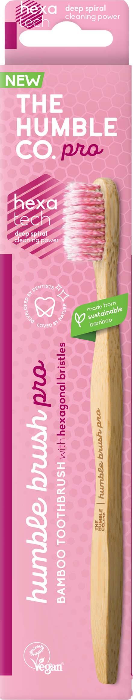 The Humble Co. Humble Brush Pro Spiral Toothbrush Soft Purple | lyko.com