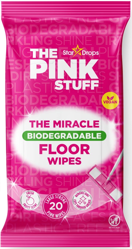 The Pink Stuff Floor Wipes 20 pcs | lyko.com