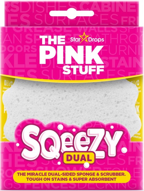 The Pink Stuff Squeezy Dual Scrub/Sponge | lyko.com