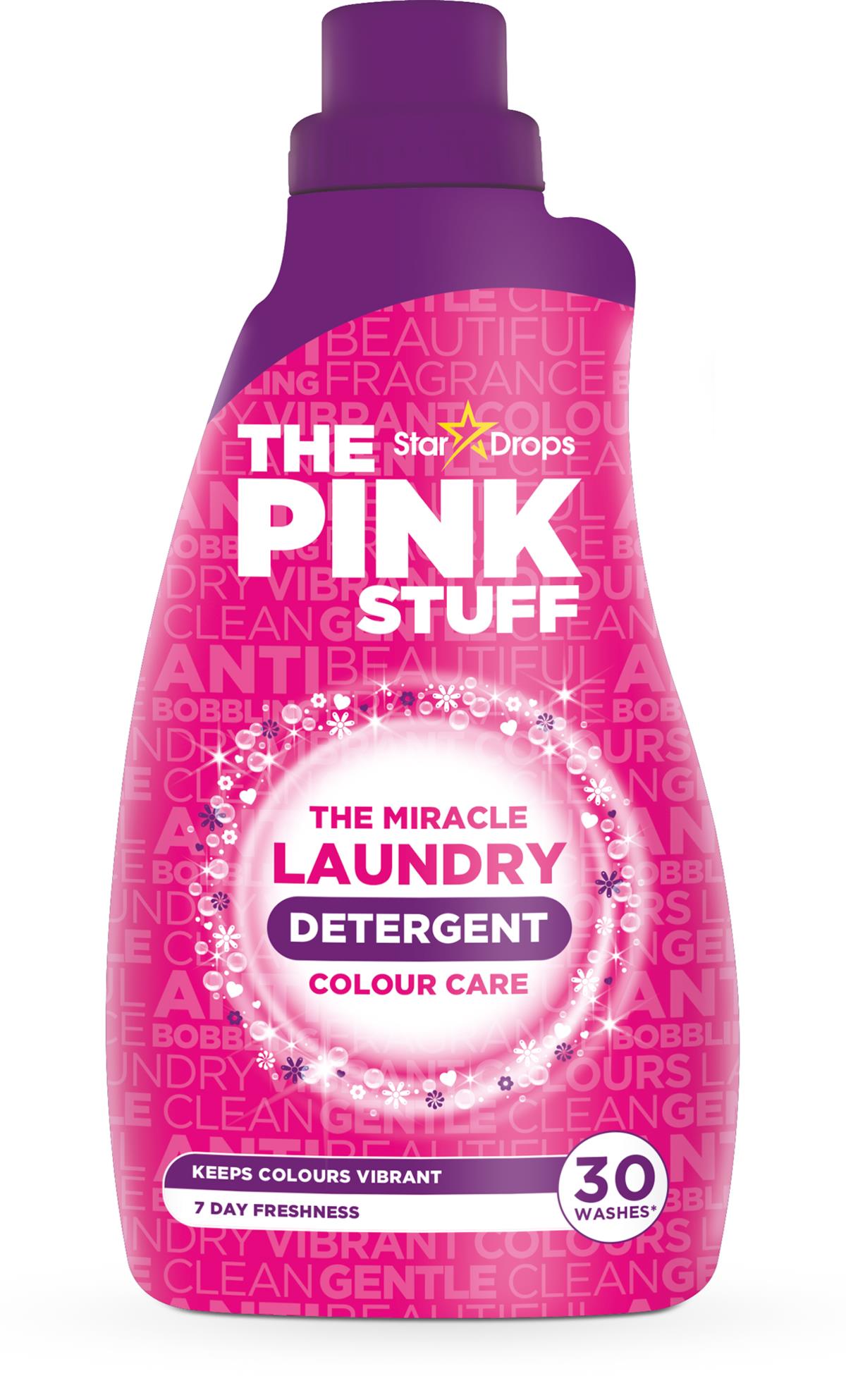The Pink Stuff The Miracle Laundry Detergent Color Care Liquid 960 ml ...