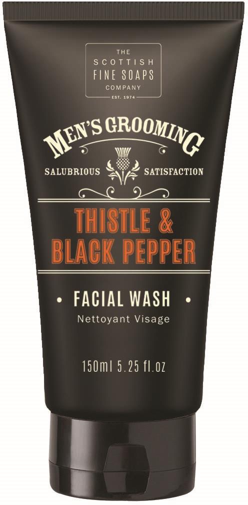 The Scottish Fine Soaps Thistle & Black Pepper Facial Wash 150 ml ...