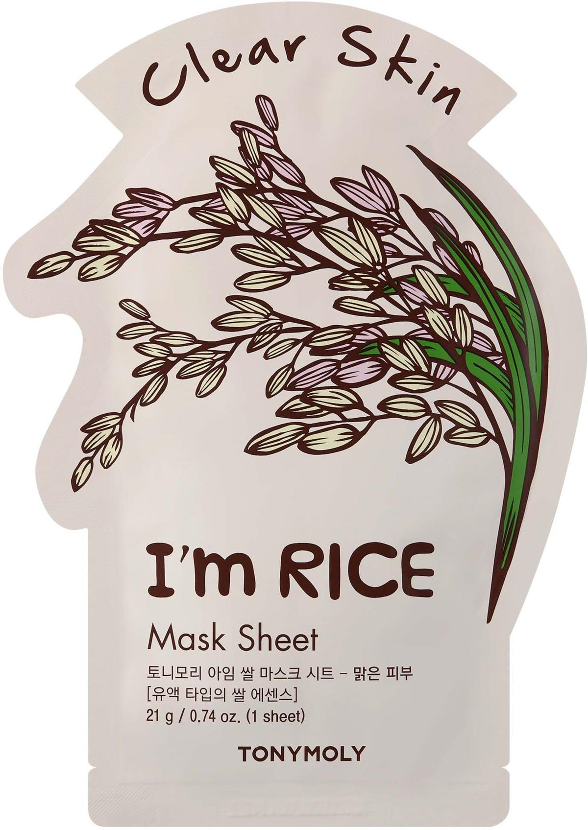 Tonymoly I'm Rice Mask Sheet | lyko.com