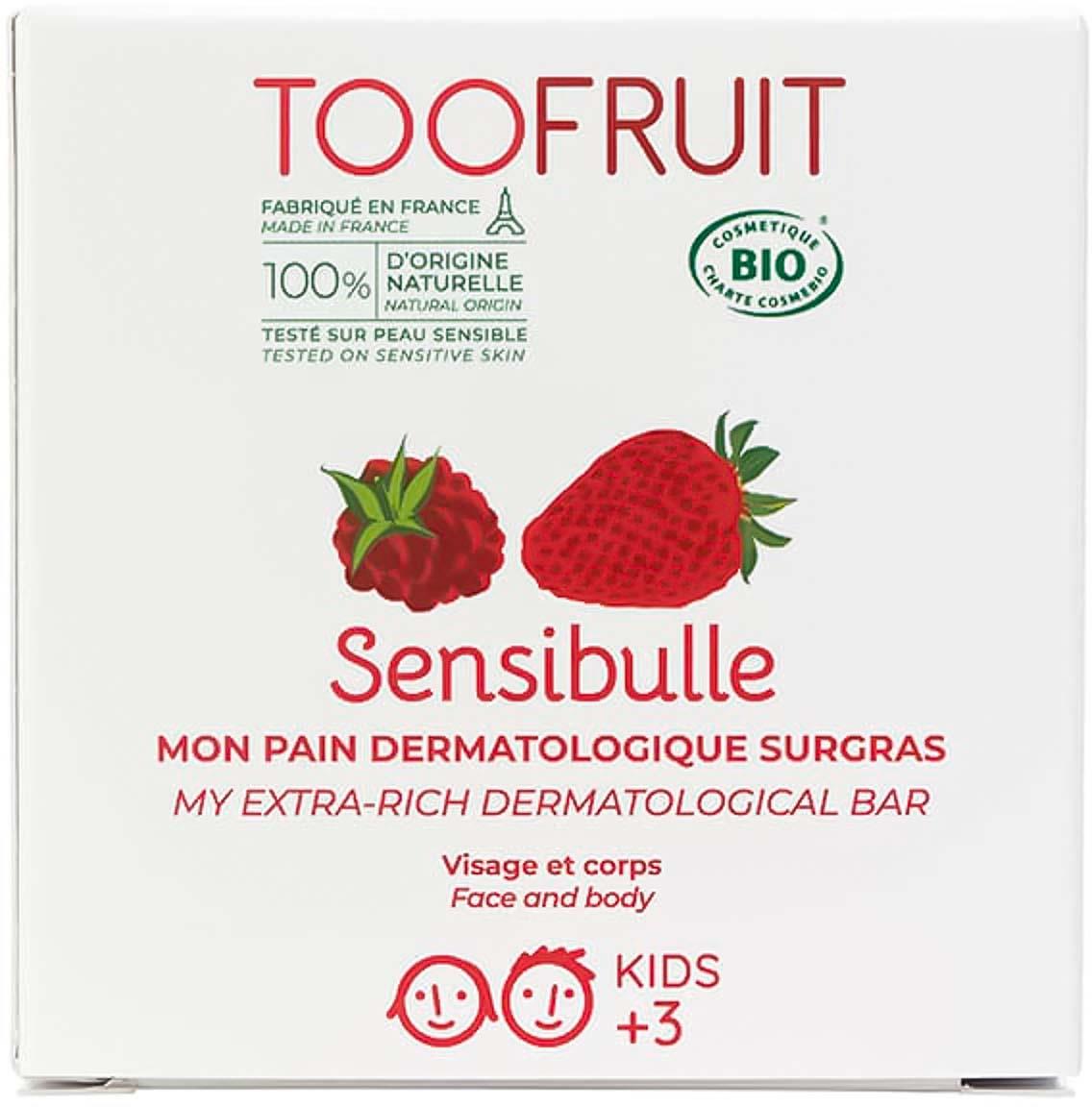 TOOFRUIT Sensibulle Dermatological Bar Strawberry-Raspberry 85 g | lyko.com