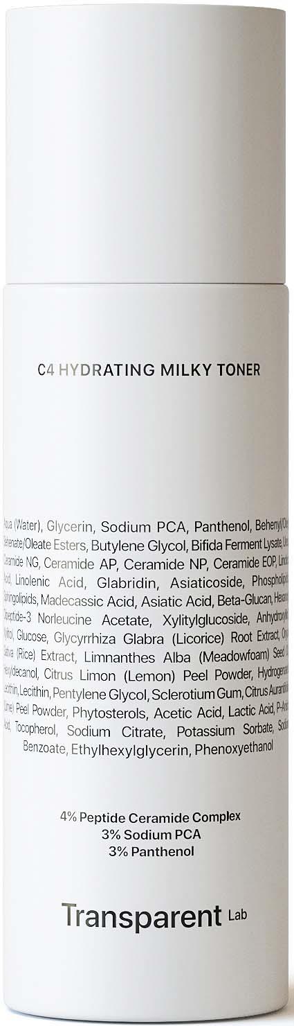 NICHE BEAUTY LAB Transparent Lab C4 Hydrating Milky Toner 135 ml | lyko.com