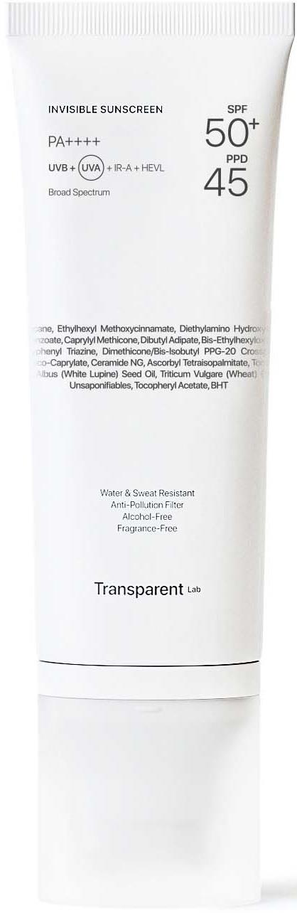 NICHE BEAUTY LAB Transparent Lab Invisible Sunscreen SPF50+ 100 ml ...