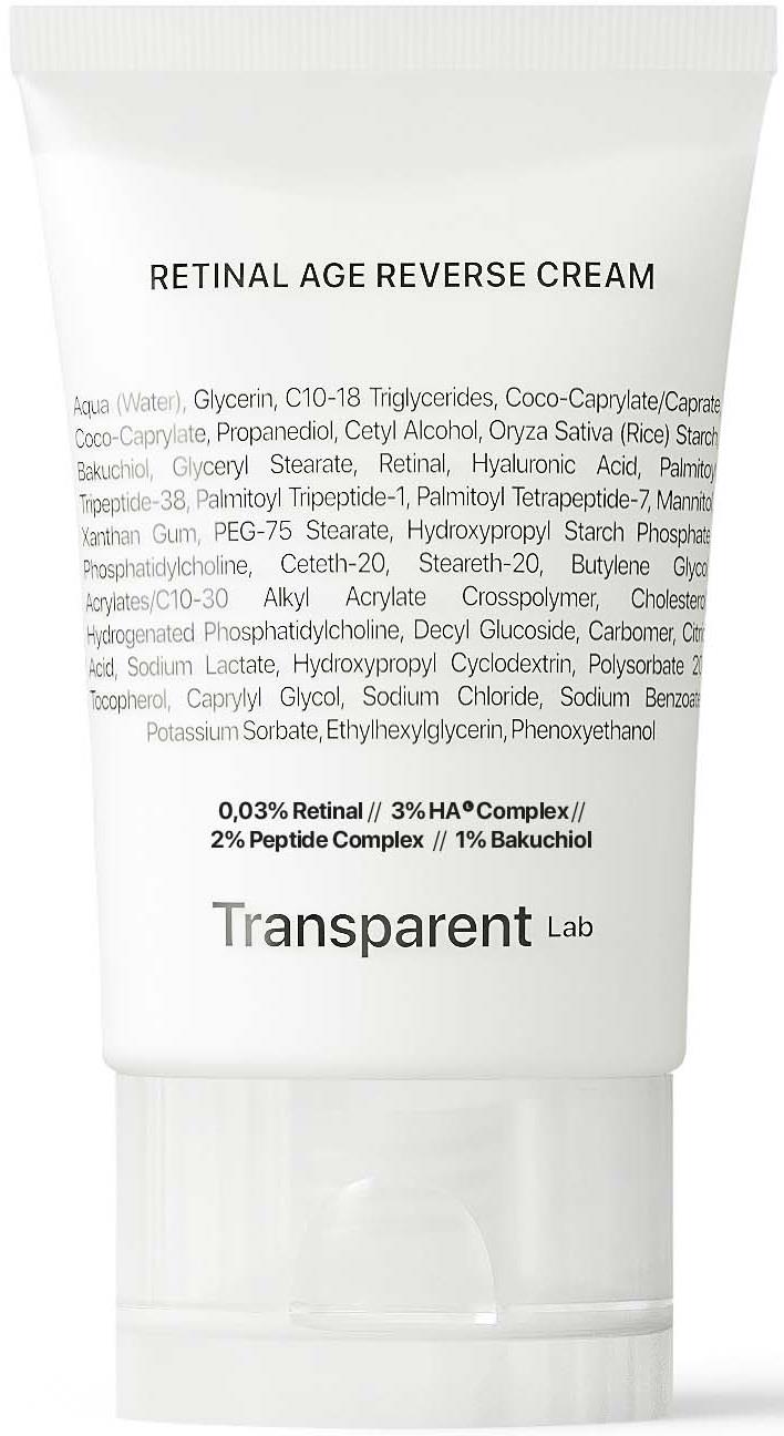 NICHE BEAUTY LAB Transparent Lab Retinal Age Reverse Cream 50 ml | lyko.com