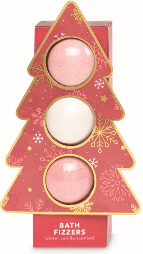 Treffina Jingle All The Way Bath Fizzers Gift Set (Red, Green or Blue ...