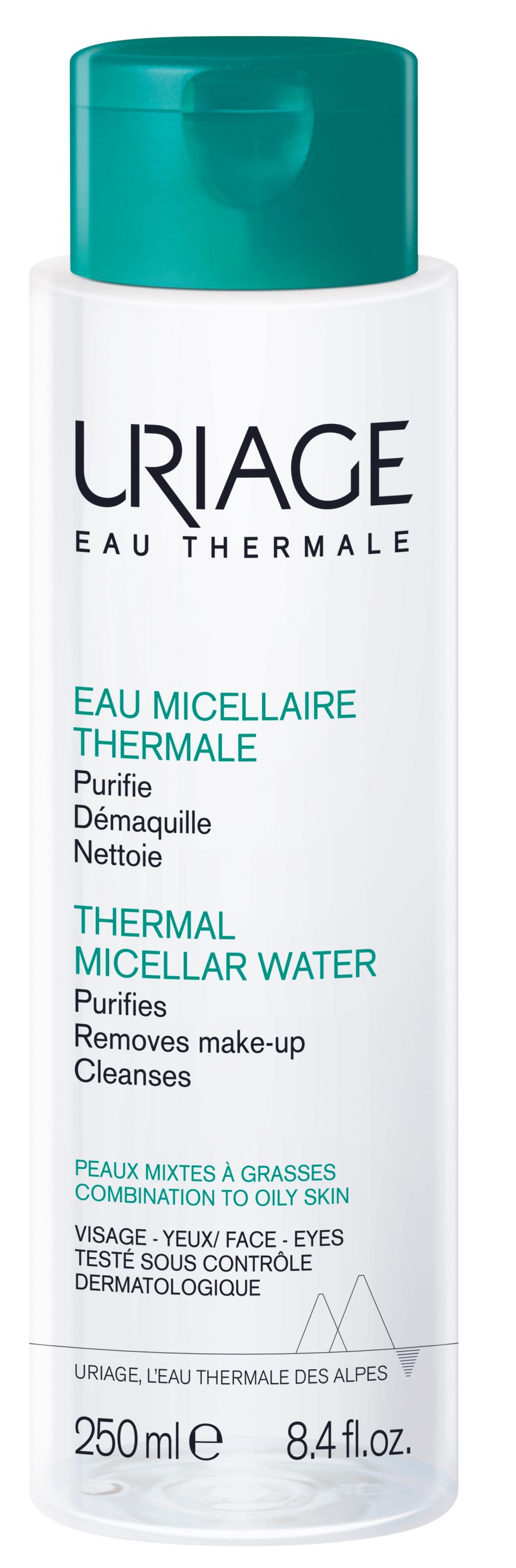 Uriage Thermal Micellar Water for Combination to Oily Skin 250 ml ...