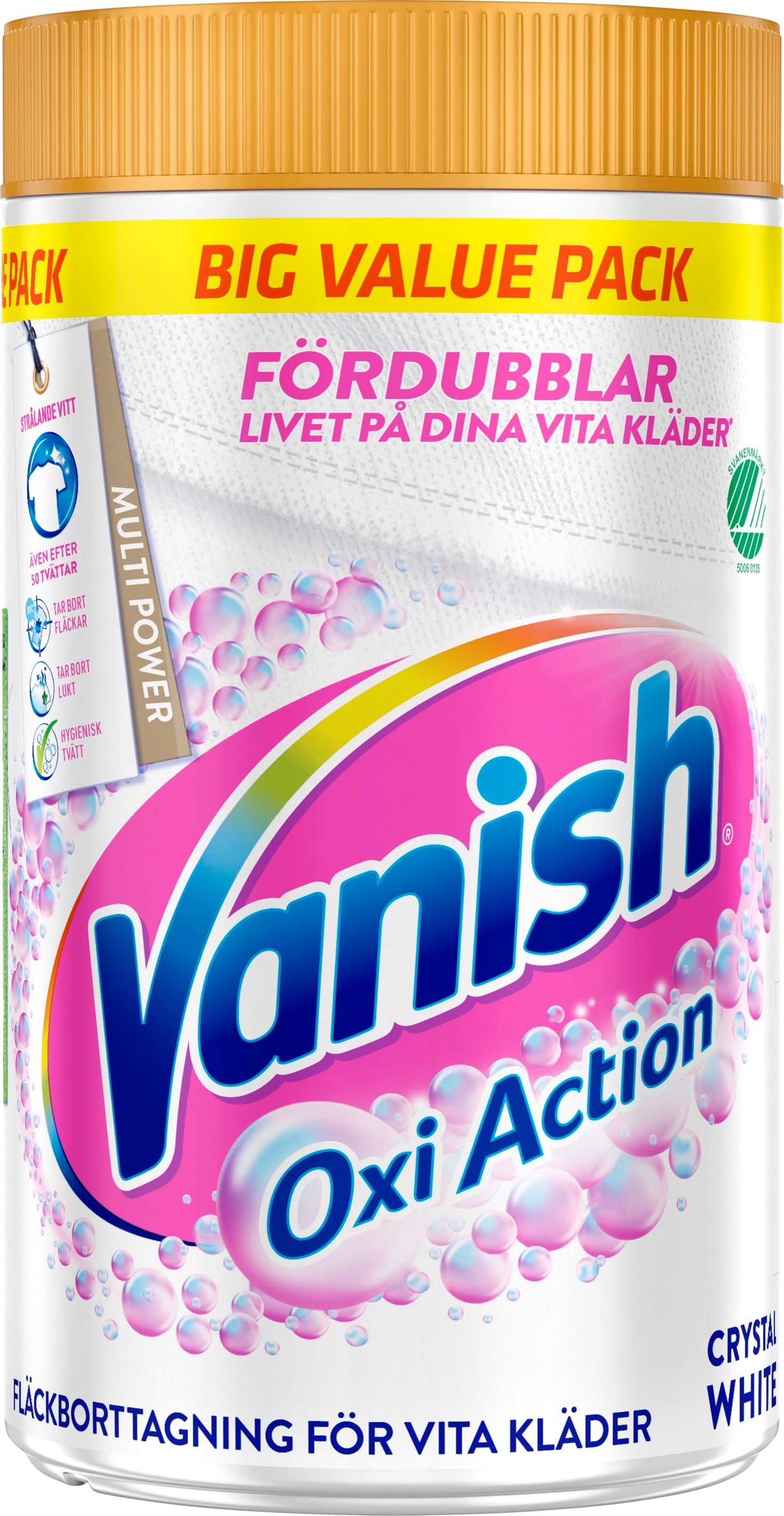 Vanish White Multi Power Stainremoval Powder 1400 g | lyko.com