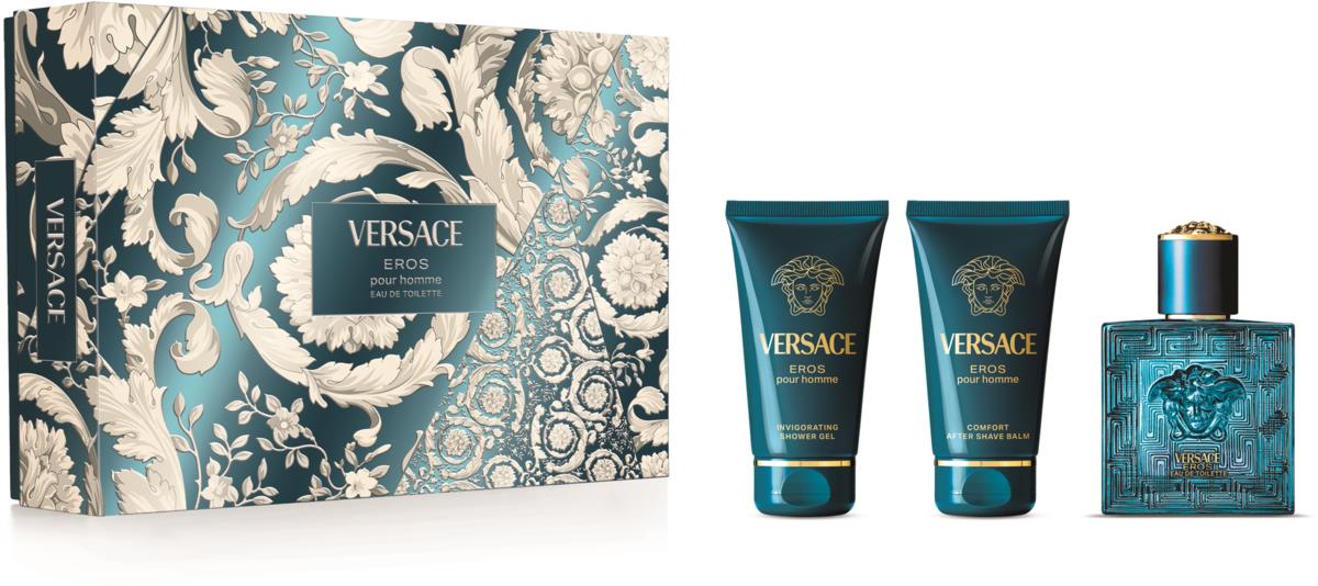 Versace Eros Pour Homme Gift Set EdT 50 ml & Shower Gel 50 ml & After Shave 50 ml | lyko.com